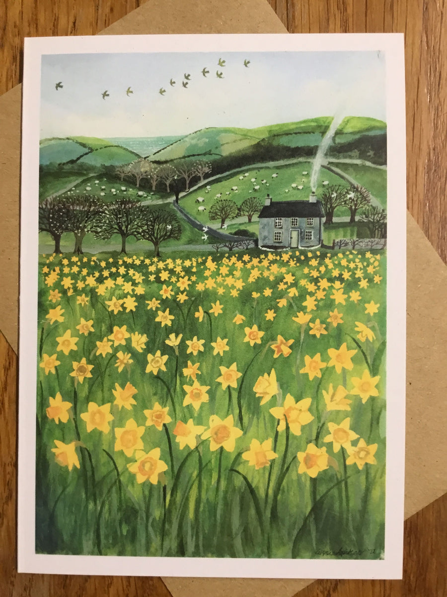 'Daffodil Field' Individual Greetings Card by Lizzie Spikes – National ...