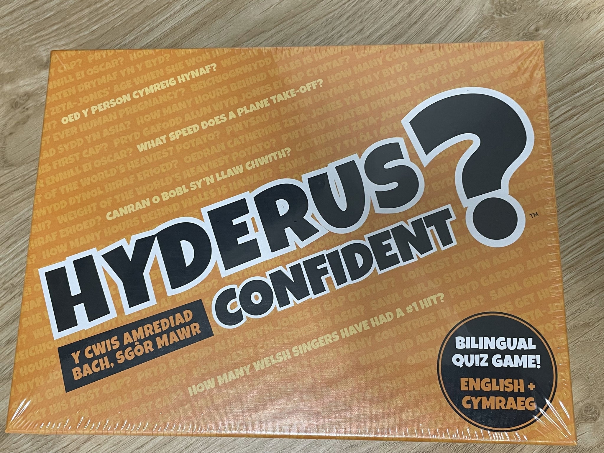 Hyderus? Confident? - A Bilingual Family Quiz Game about Wales ...
